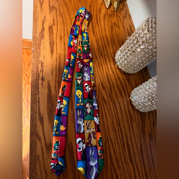 Accessories | Vintage Looney Tunes Character Tie Colorful Fun | Poshmark